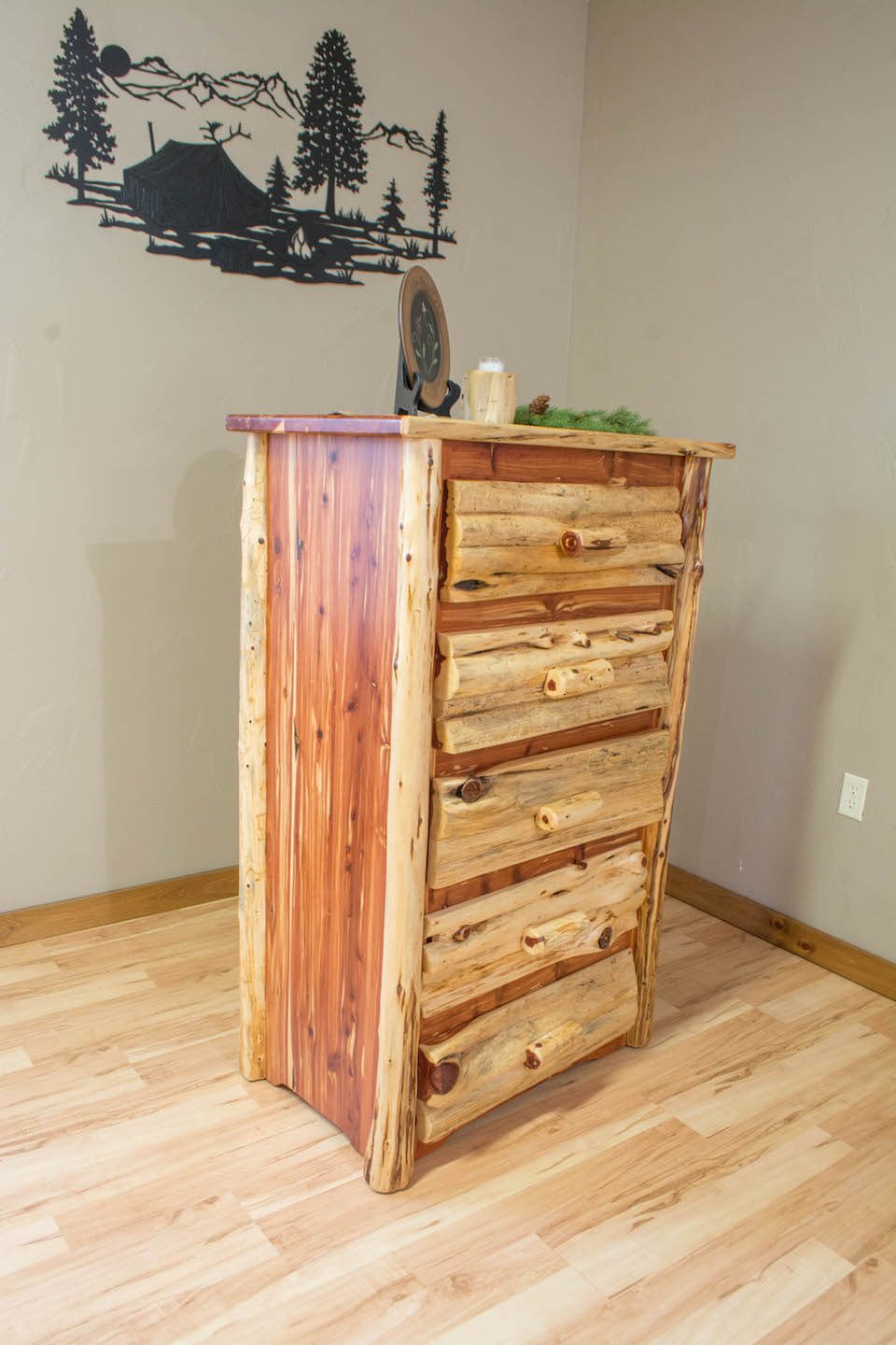 Red Cedar 5 Drawer Chest | Schrock's Country Store